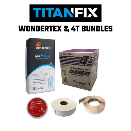 Wondertex Filler & 4T Joint Compound Bundles | TitanFix Drylining ...