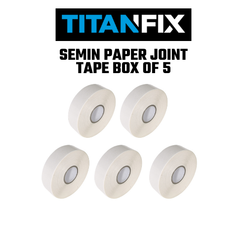 Semin Paper Joint Tape - Box Of 5 | TitanFix Drylining Supplies Derry ...